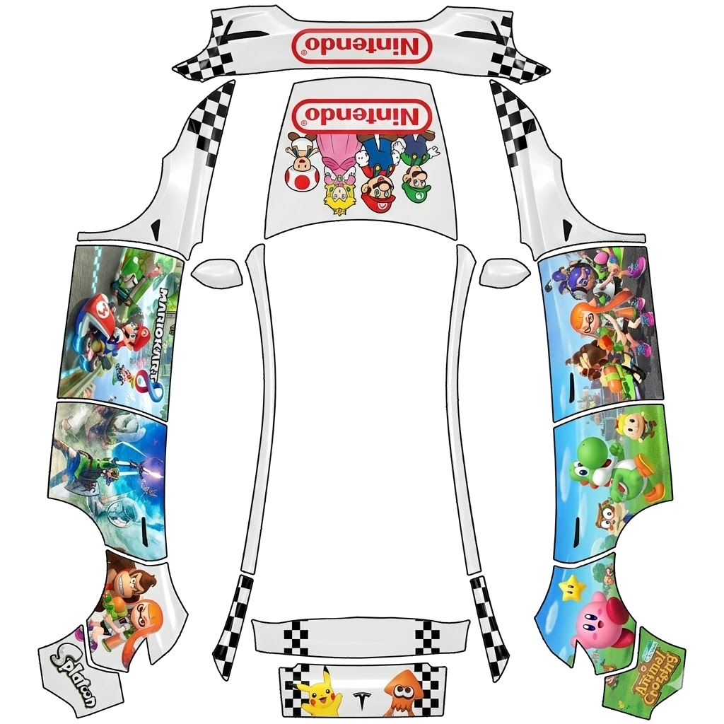 Nintendo | Tesla Wrap Gallery