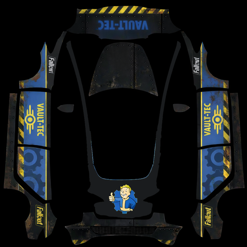 Vault-tec black version | Tesla Wrap Gallery