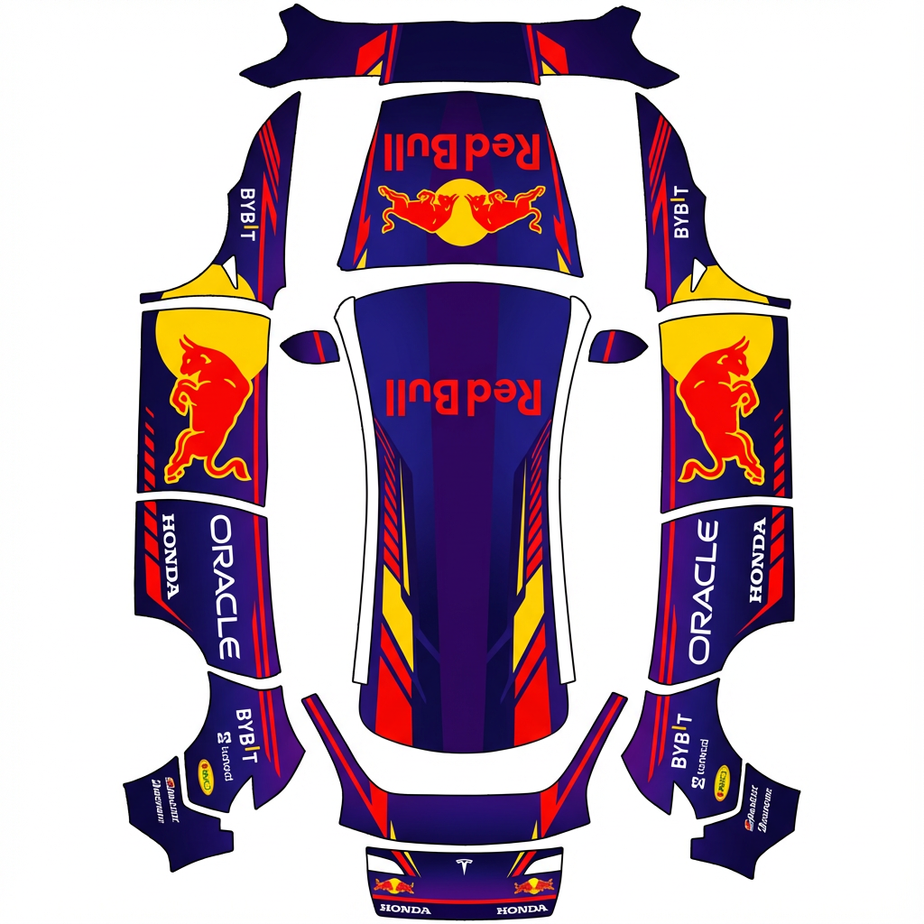 redbull_F1 | Tesla Wrap Gallery