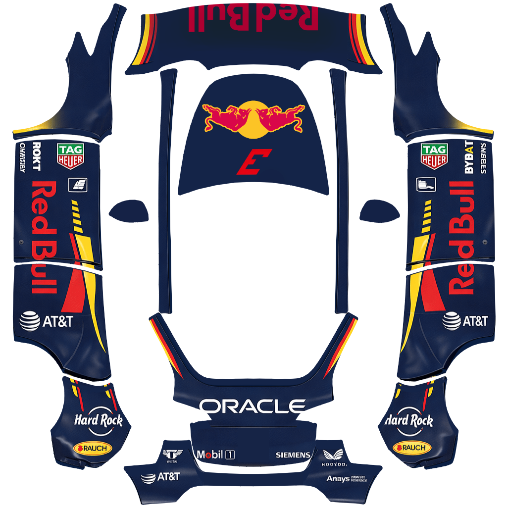 Red Bull Racing F1 - Max Verstappen 202 | Tesla Wrap Gallery