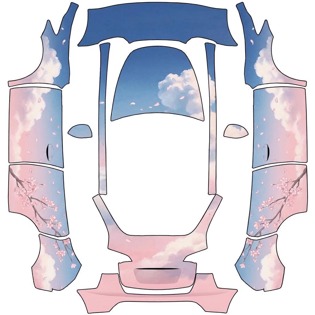 Ghibli Dreamscape | Tesla Wrap Gallery