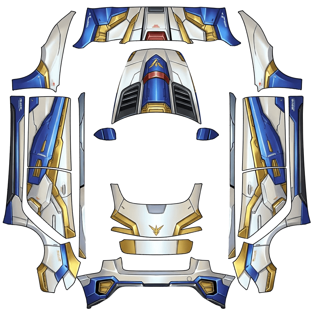 MIGHTY STRIKE FREEDOM GUNDAM | Tesla Wrap Gallery