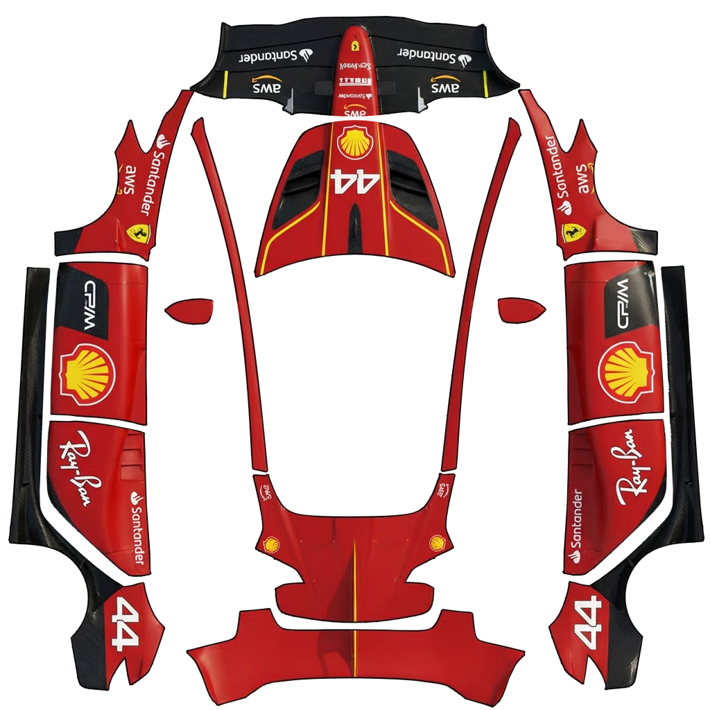 F1 Ferrari Livery | Tesla Wrap Gallery