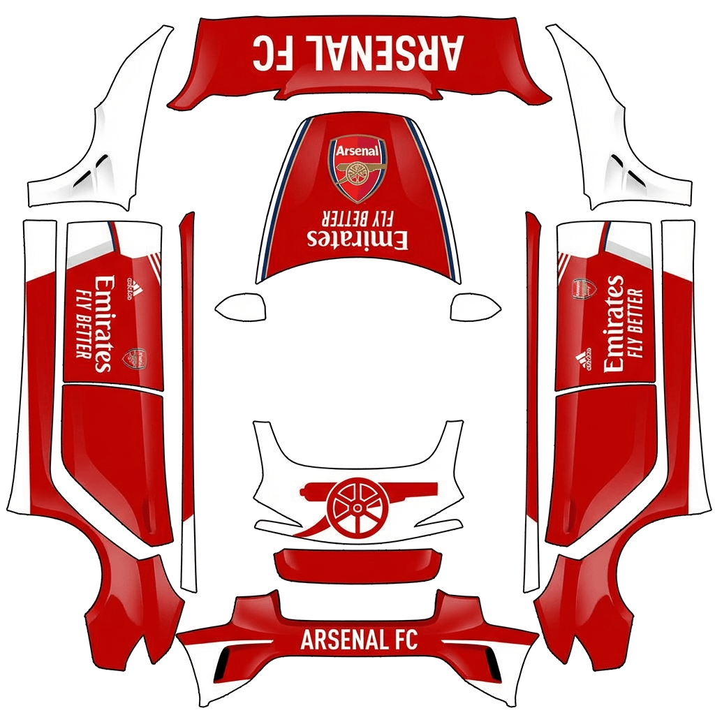 Arsenal FC | Tesla Wrap Gallery