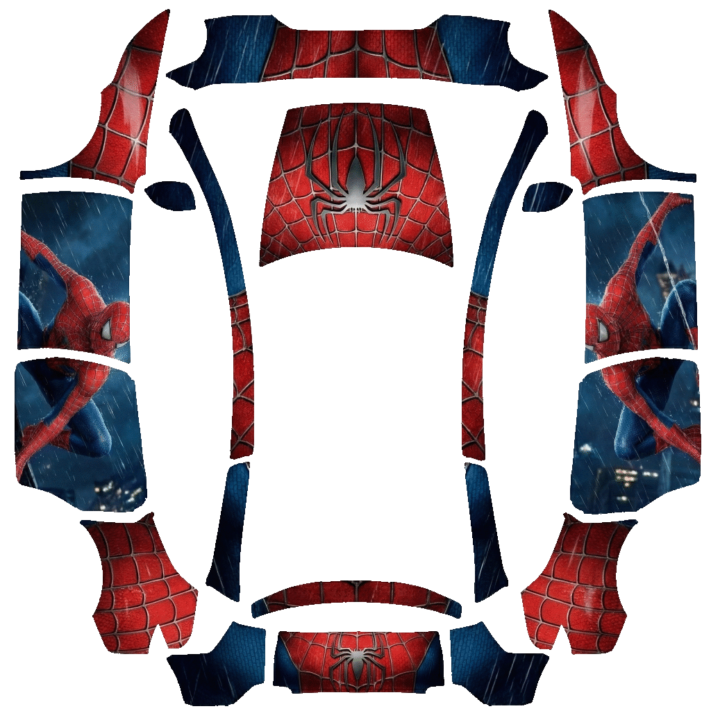 SEAN-Spider Man | Tesla Wrap Gallery