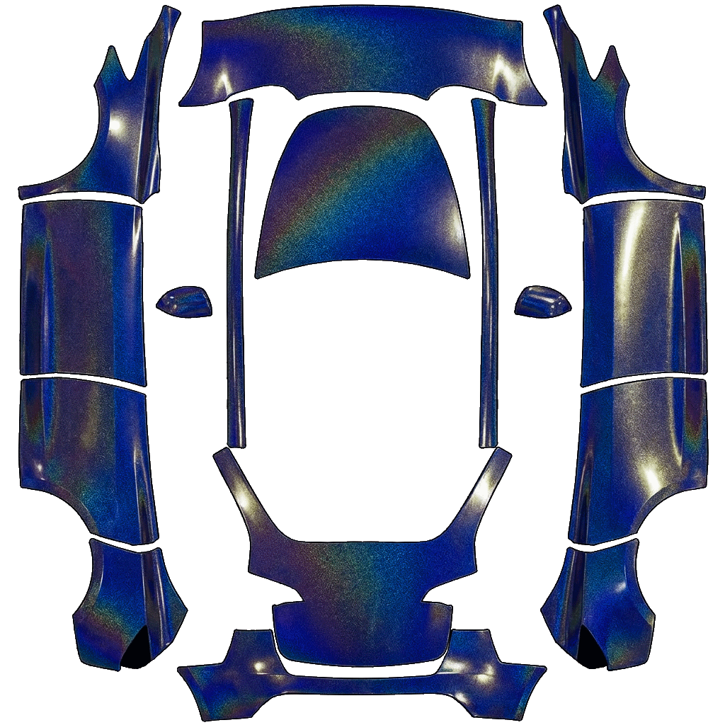 STEK DYNOprism (over blue) | Tesla Wrap Gallery