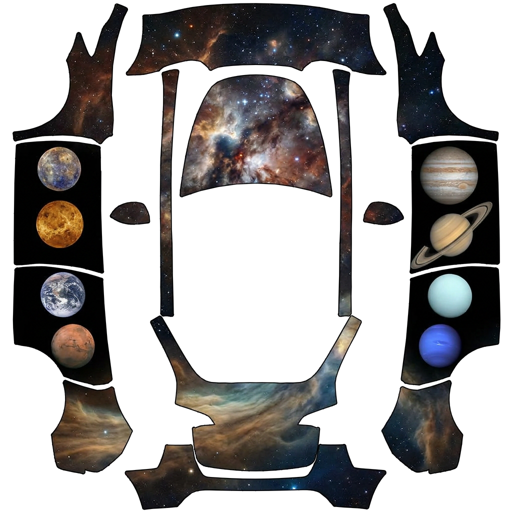 solar system | Tesla Wrap Gallery