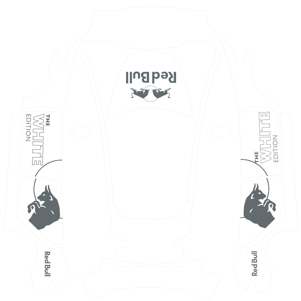 RedBull White Edition | Tesla Wrap Gallery