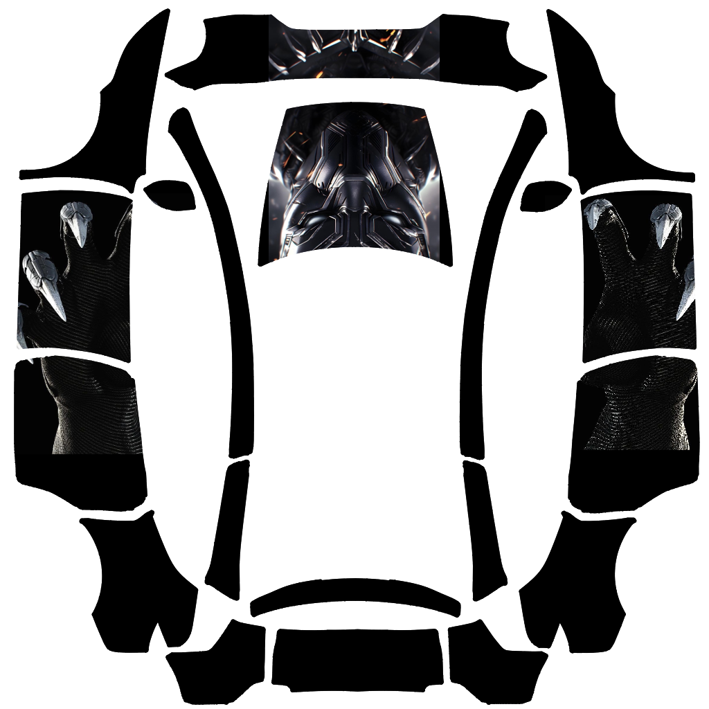 Black Panther | Tesla Wrap Gallery