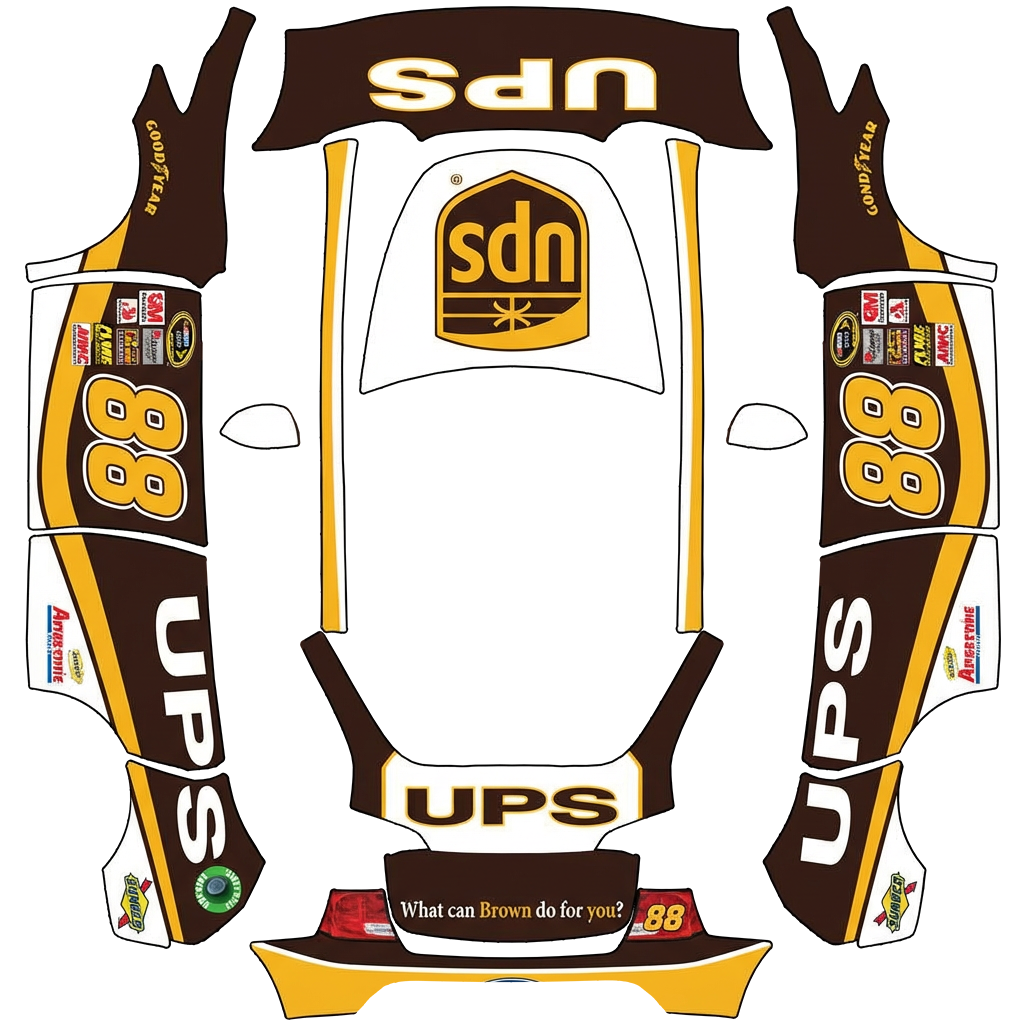 UPS Nascar | Tesla Wrap Gallery